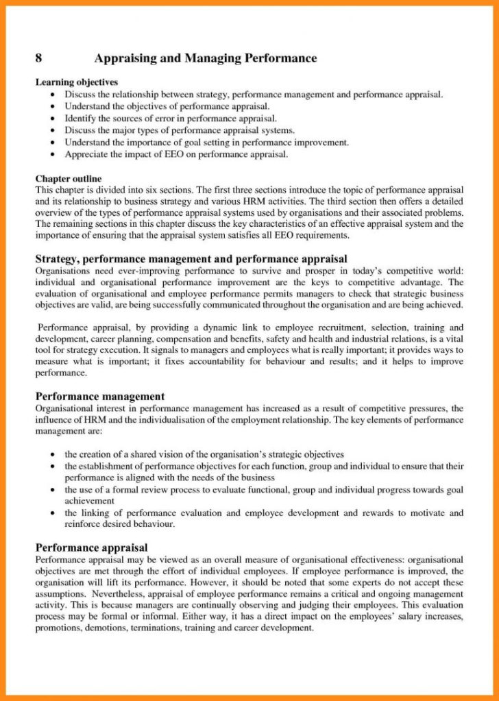 12 13 Performance Appraisal Goals Examples Printable Forms